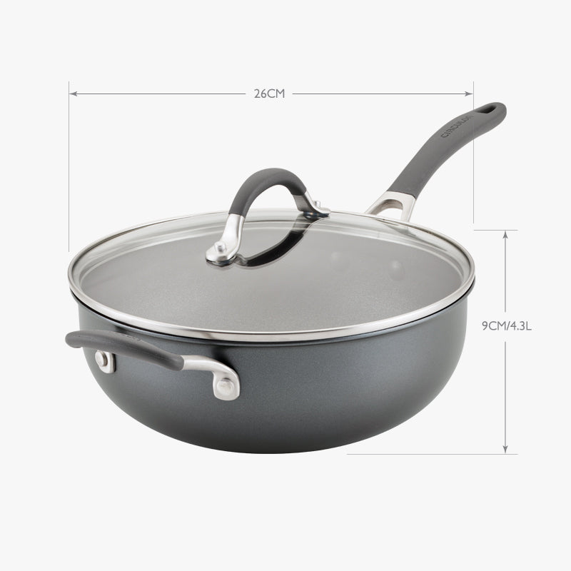 26CM/4.25L 易潔有蓋萬用鍋 – Pots & Pans by Meyer International (HK)