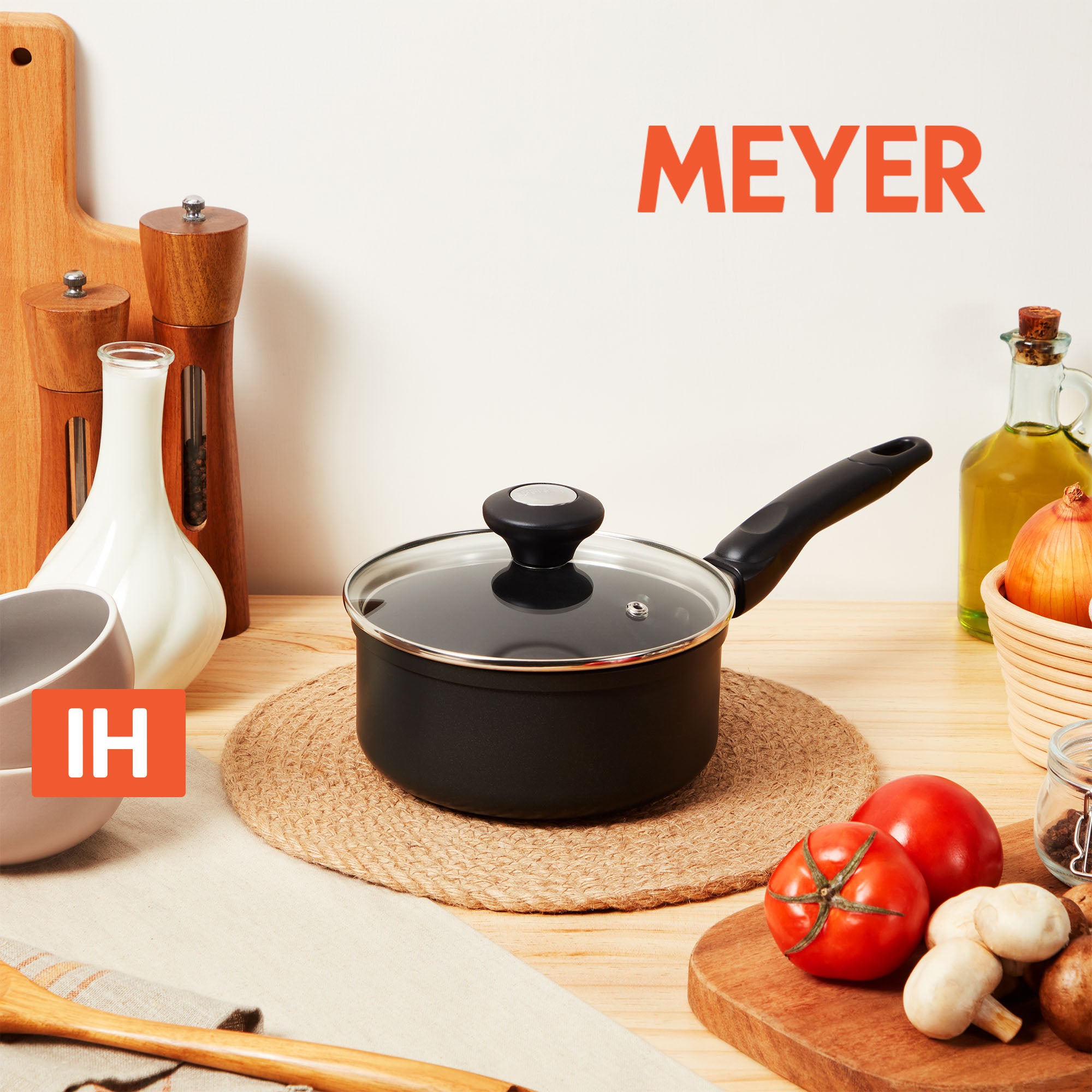 有蓋不黏單柄鍋 – Pots & Pans by Meyer International (HK)